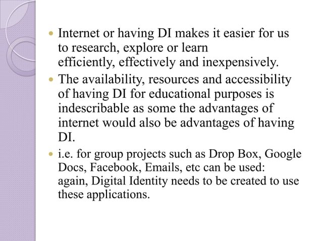 Advantages of Digital Identity | PPT