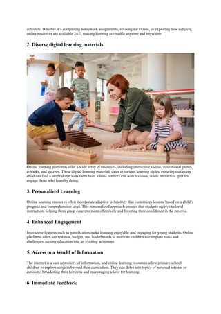 9 Best Advantages of Digital Learning Materials for Primary School ...