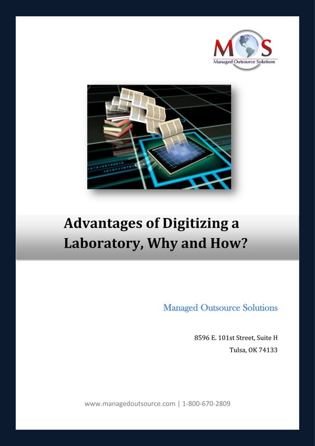 Advantages of Digitizing a Laboratory, Why and How? | PDF