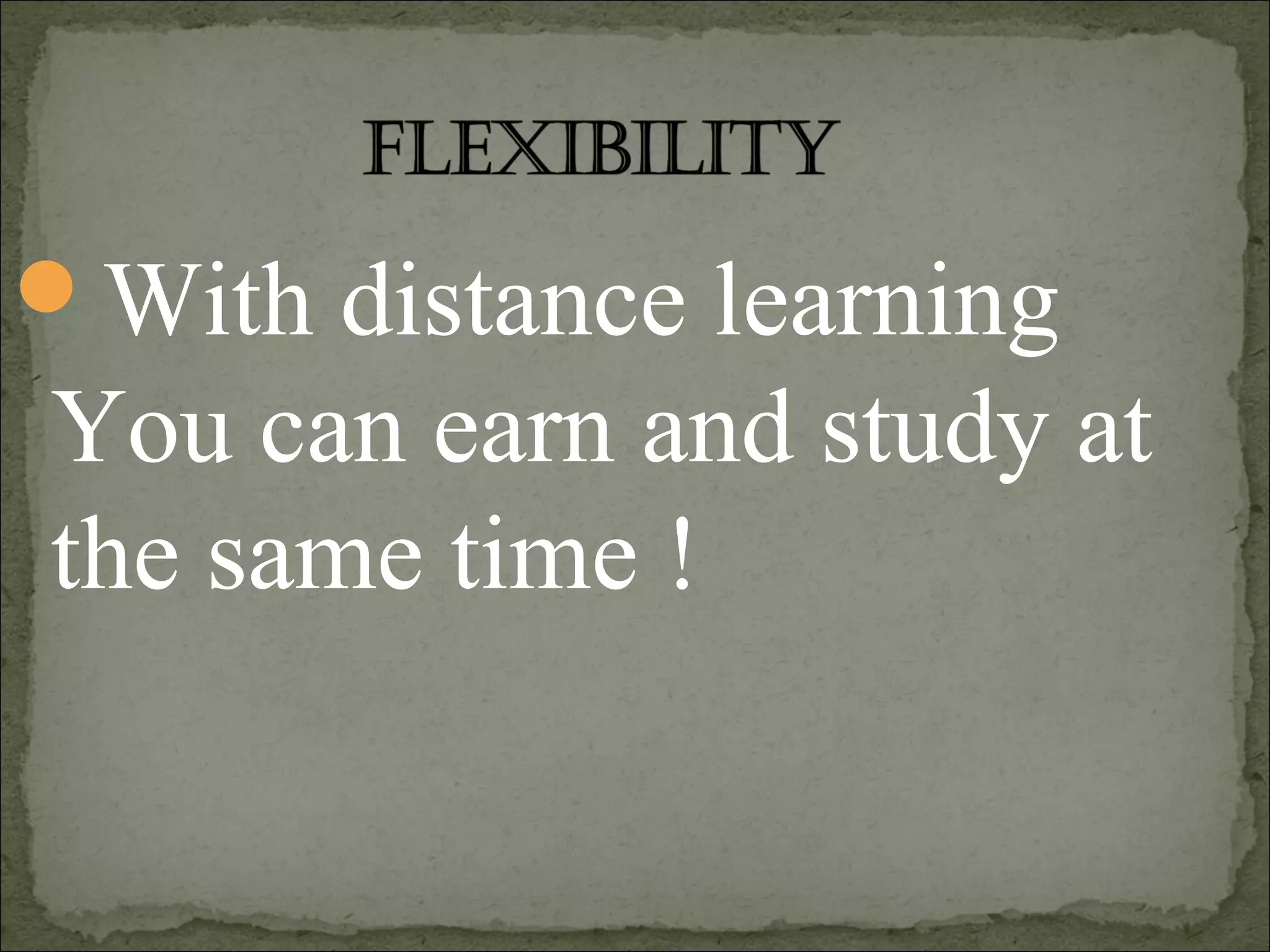 Advantages and disadvantages of distance learning | PPT