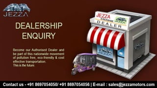 Advantages of e rickshaws | Jezza Motors | PPT