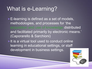 Advantages of elearning summary | PPT