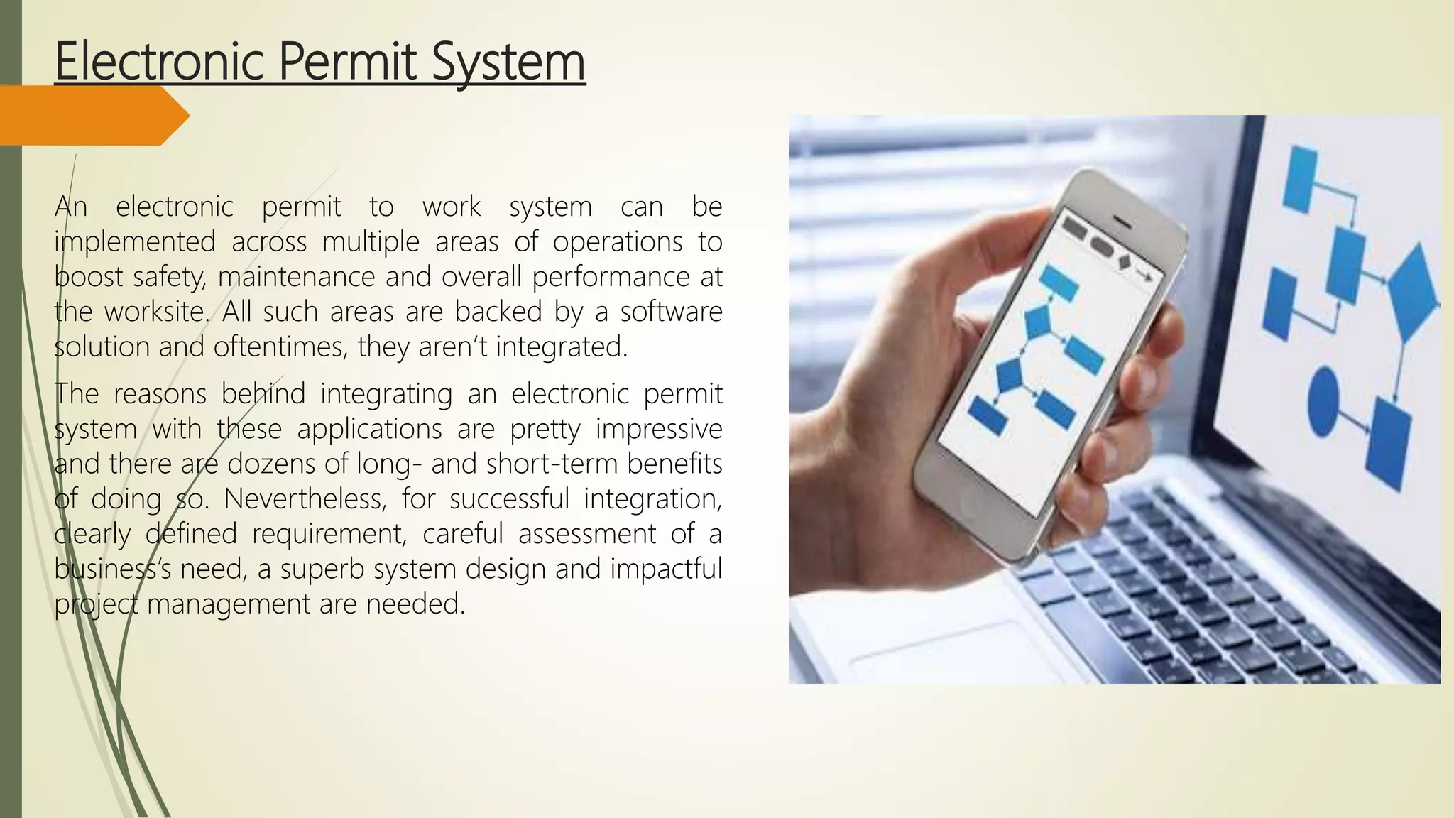 Advantages of Electronic Permit System | PPT