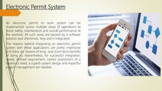 Advantages of Electronic Permit System | PPT
