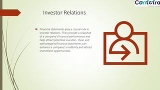 Advantages of Financial Statements Preparation.pptx | Stocks and Bonds ...