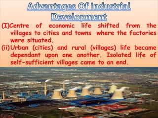 Advantages of industrial development | PPTX