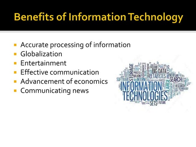 Advantages Of Information Technology Wikki Verma advantages-of-information-technology-wikki-verma