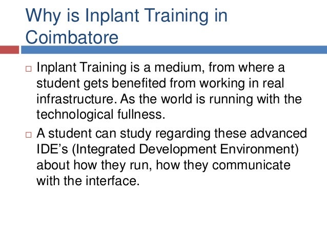 Advantages Of Inplant Training advantages-of-inplant-training