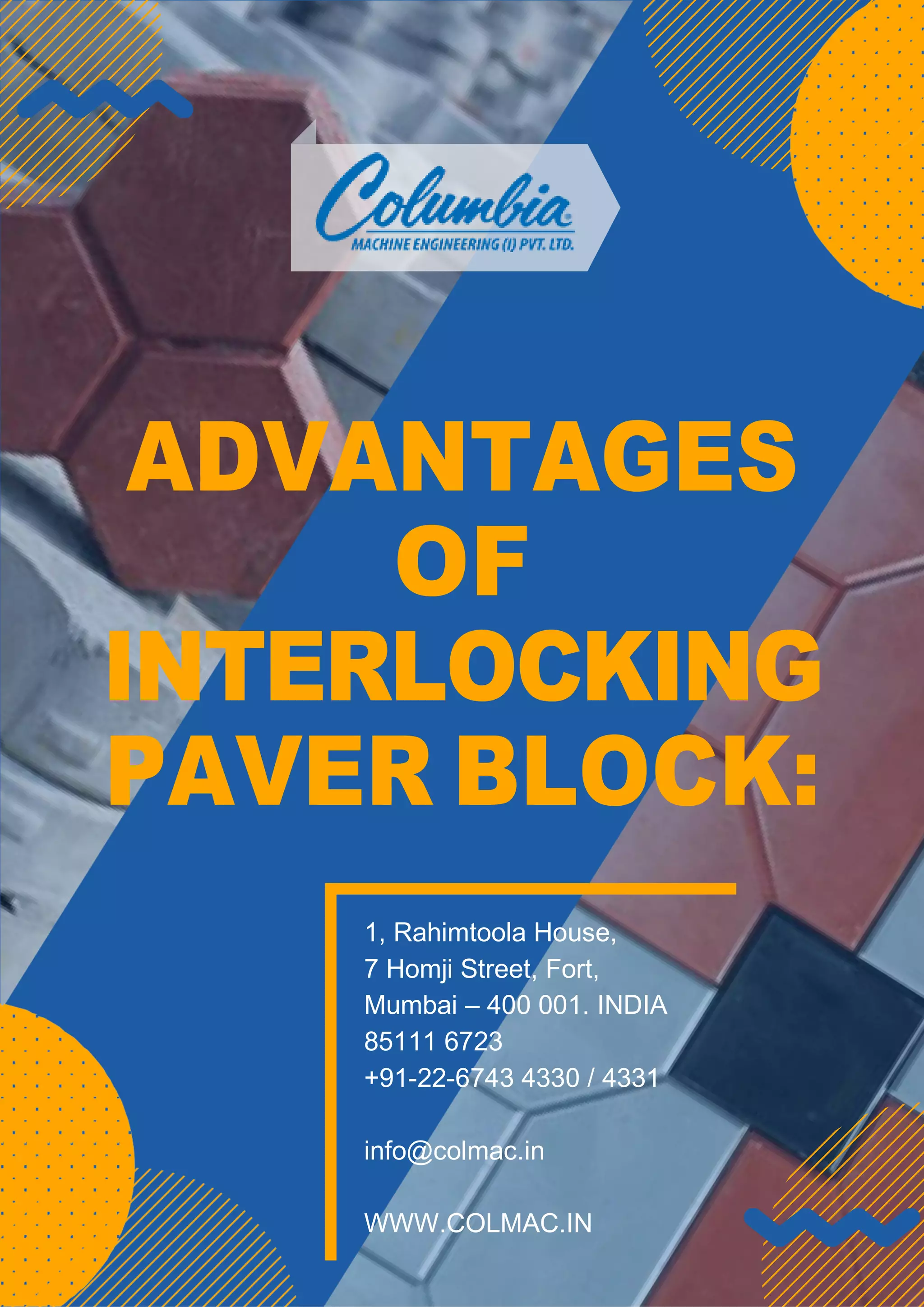 Advantages of interlocking paver block | PDF