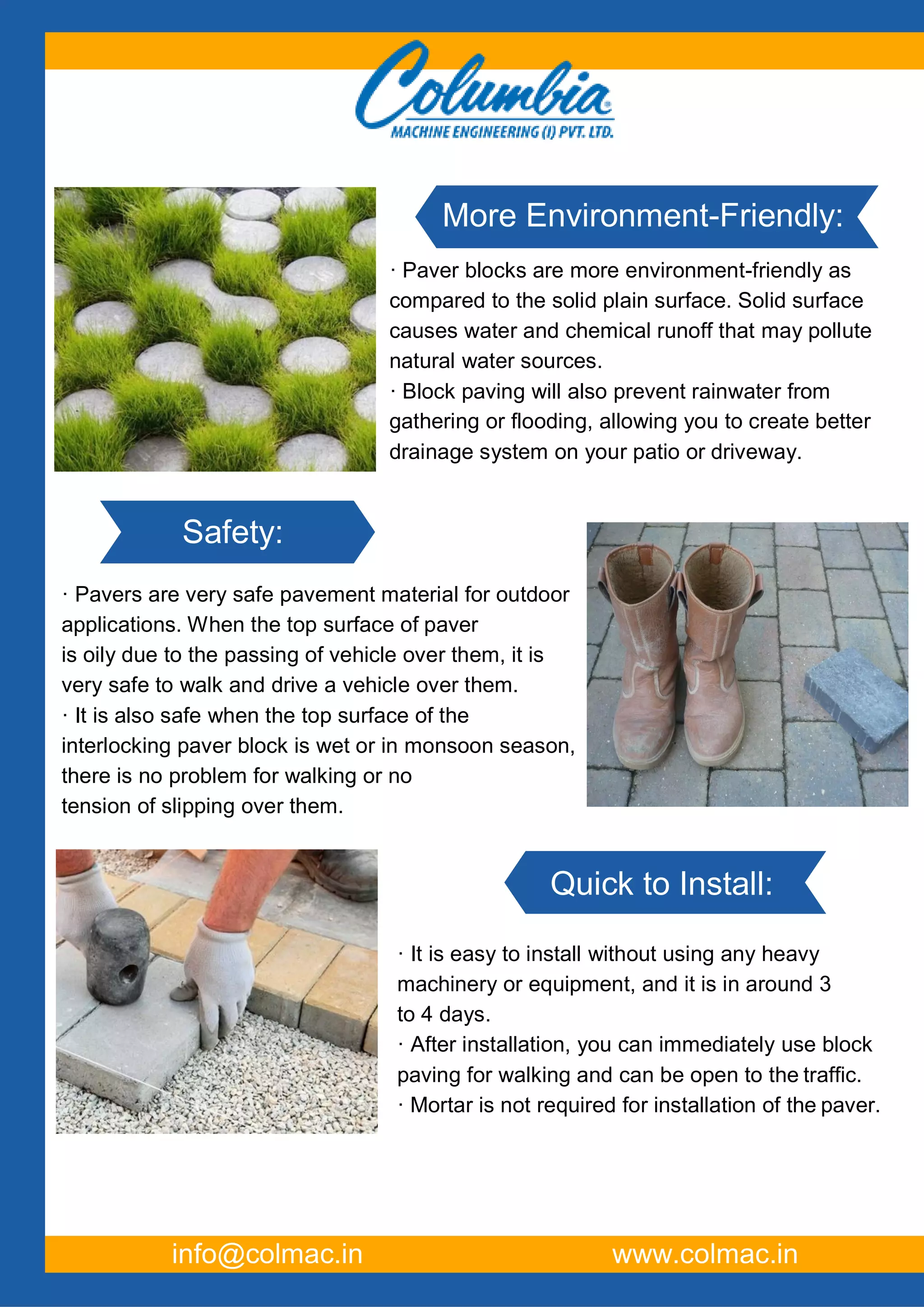Advantages of interlocking paver block | PDF