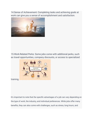 Advantages of job | PDF