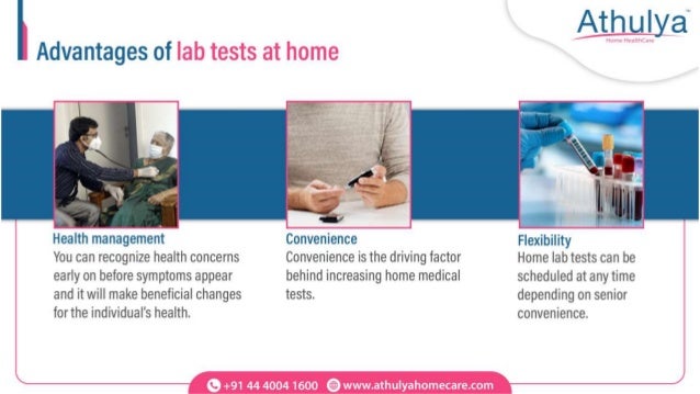Advantages of lab tests at home for seniors | Athulya Tru Lab Test ...