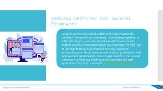 Advantages Of Laravel For Your Web Development.pptx