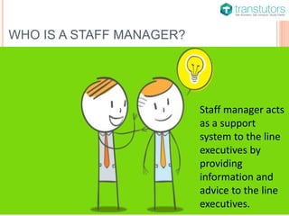 Advantages of Line And Staff Structure Organization | Management | PPT