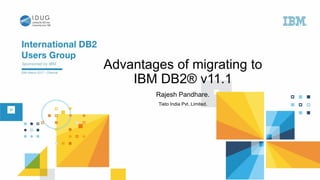 Advantages of migrating to db2 v11.1 | PDF | Databases | Computer Software and Applications