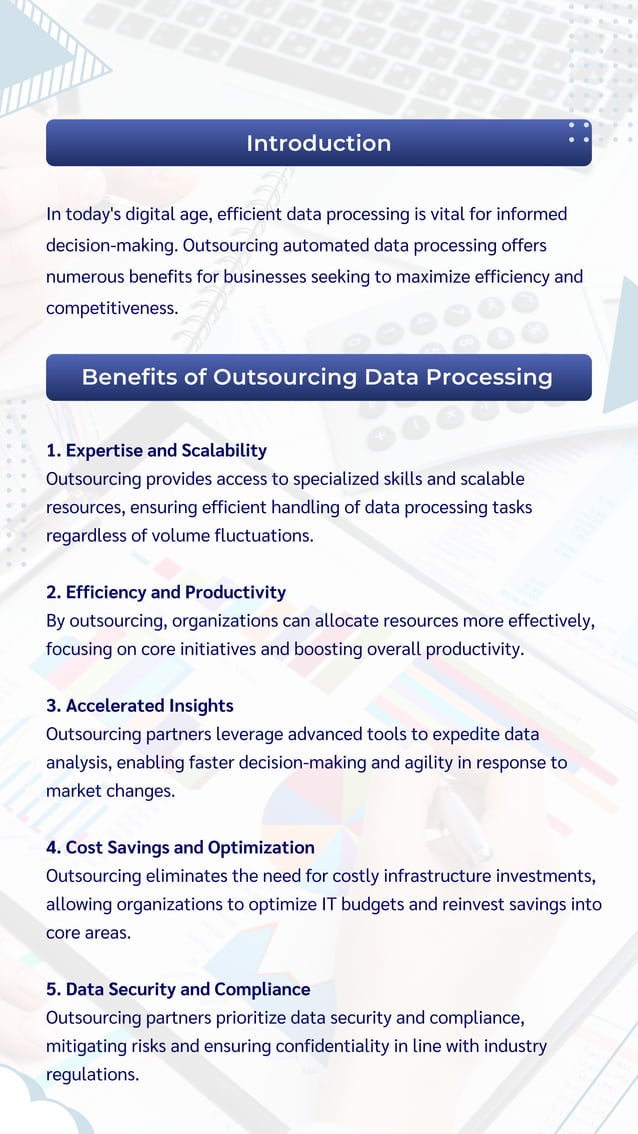 Advantages of Outsourcing Data Processing | PDF | Business Utilities | Business