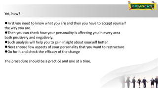 Advantages of personality development | PPTX