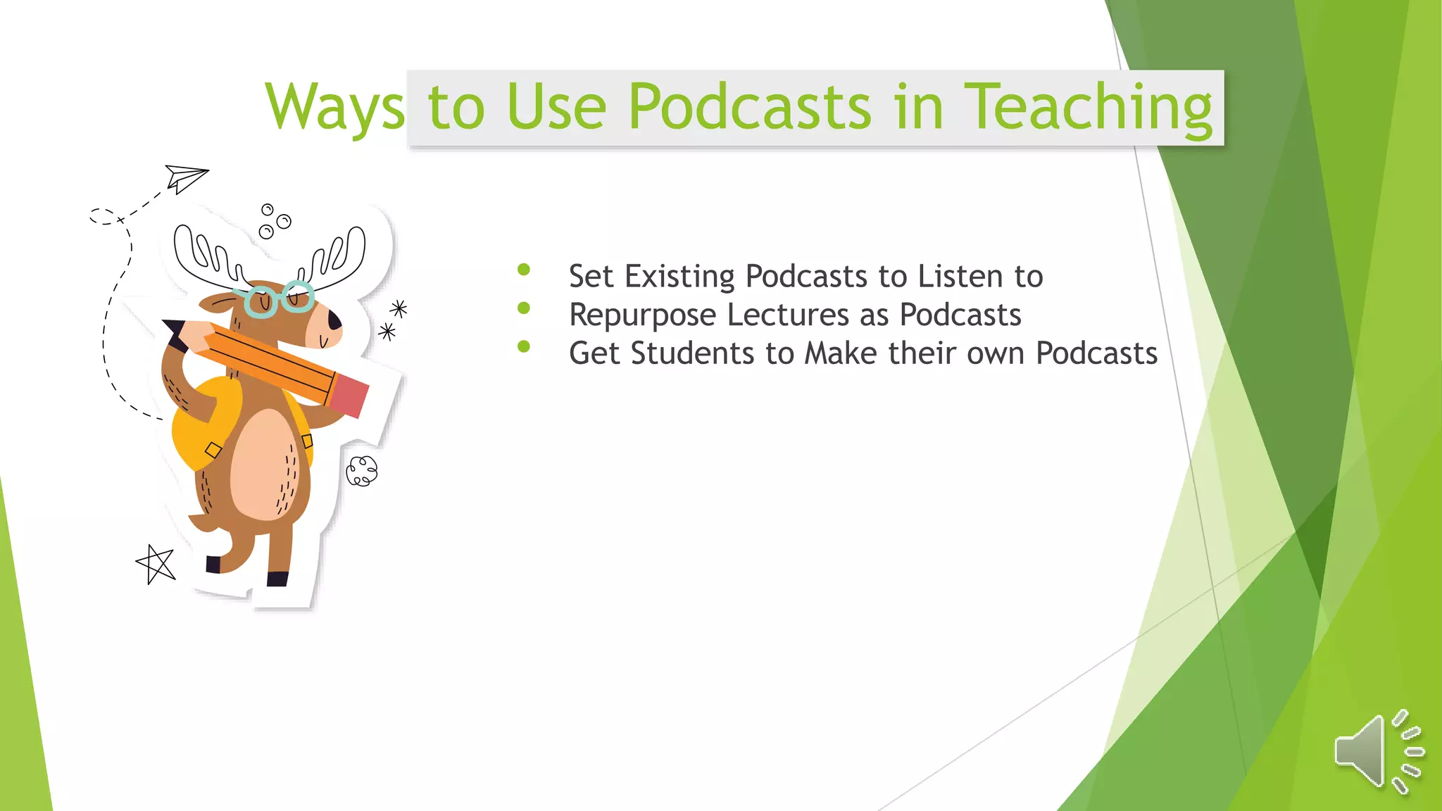 Intellectuals Zone| Advantages of Podcasting in Classroom | PPTX