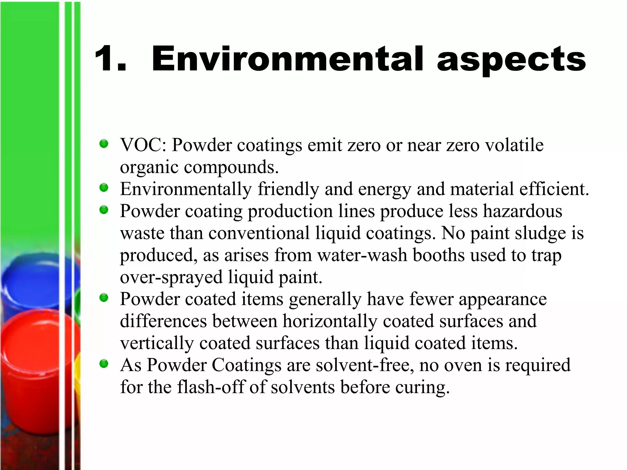 Advantages of powder coatings | PPT