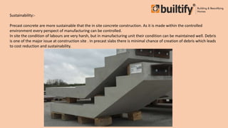 Advantages of precast concrete | PPTX