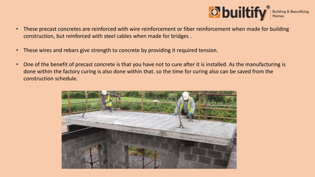 Advantages of precast concrete | PPTX