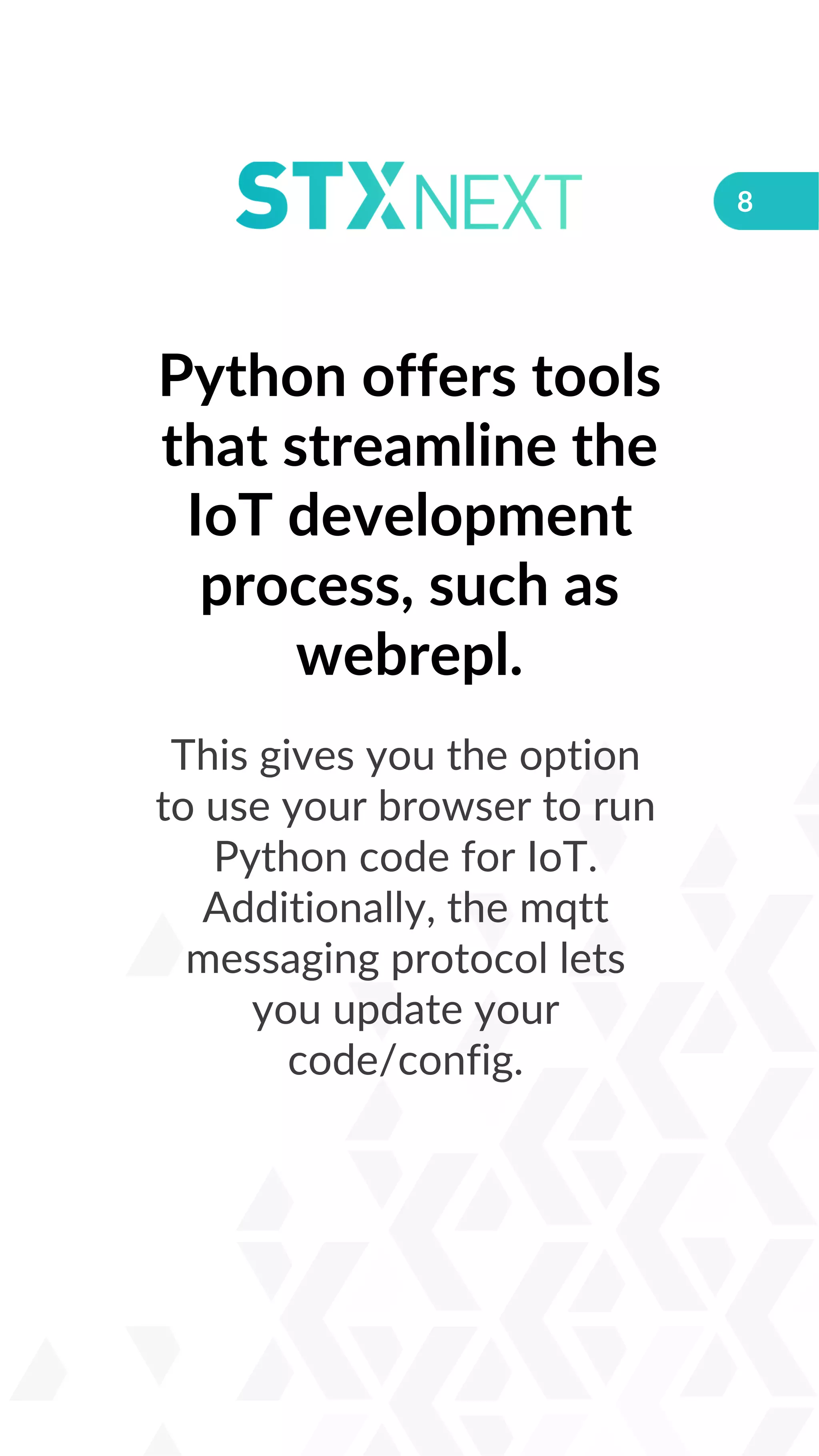 Advantages of python for the internet of things | PDF