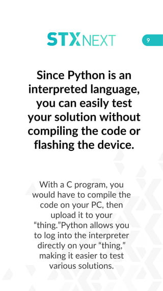Advantages of python for the internet of things | PDF