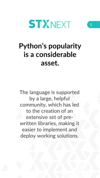Advantages of python for the internet of things | PDF