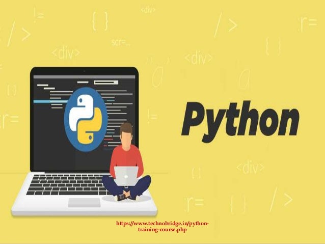 Advantages of python in web development explained in a python training
