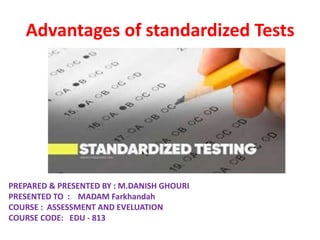 Advantages of standardized test | PPTX | Standardized Testing ...