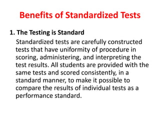 Standardized Test Definition