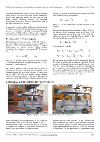 Advantages of steel fibre reinforced concrete in industrial floors | PDF