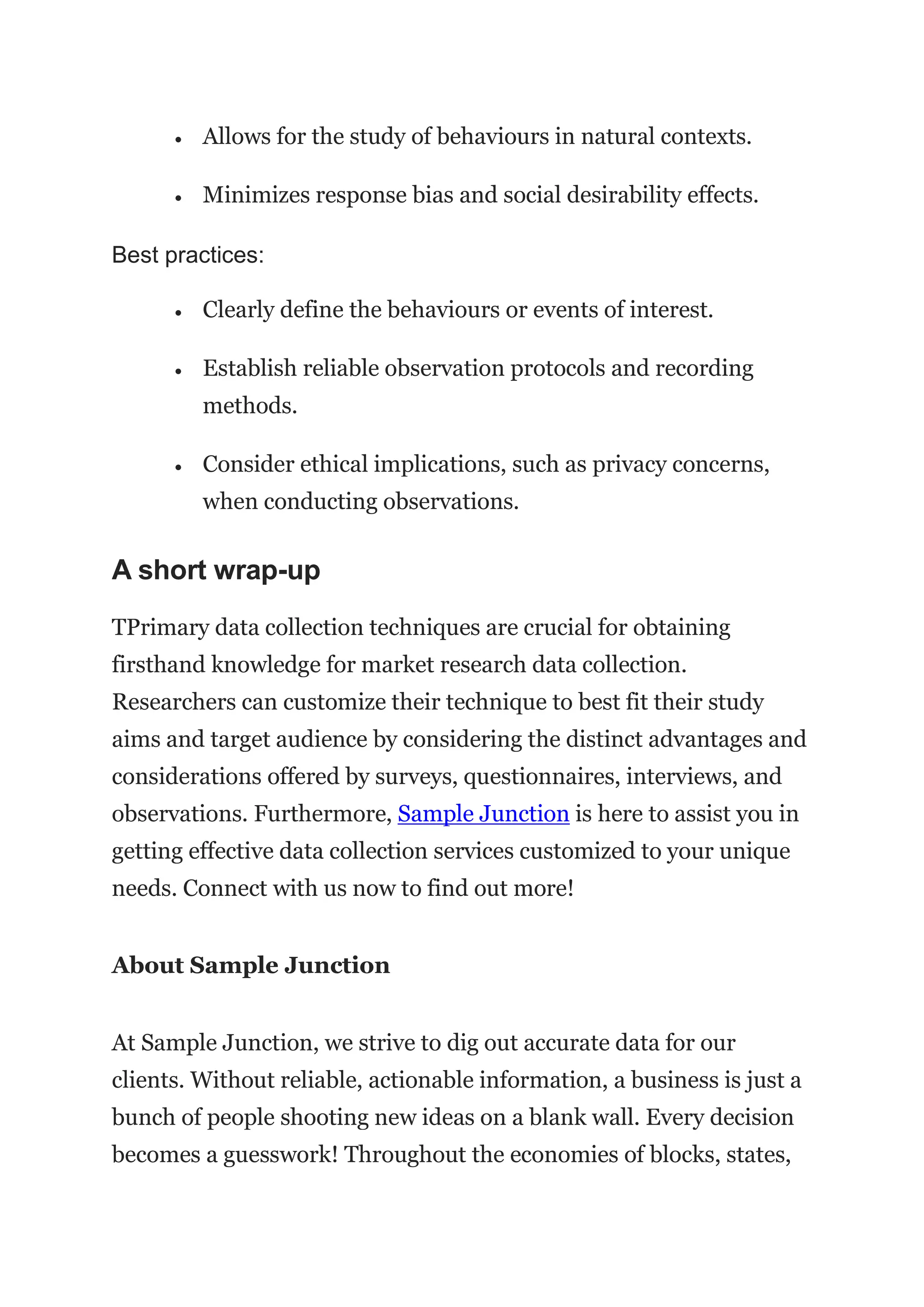 Advantages of Surveys and Questionnaires | PDF
