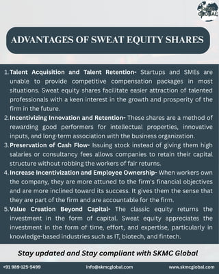 Advantages of Sweat Equity Shares.pdf(1) | PDF