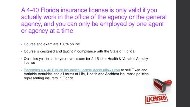 Advantages of Taking a 4-40 Florida Insurance License