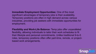 Advantages of Temporary Jobs........pptx