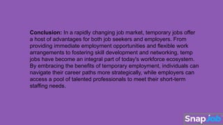 Advantages of Temporary Jobs........pptx