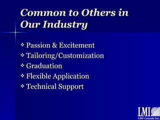 Advantages Of The Lmi Process | PPS