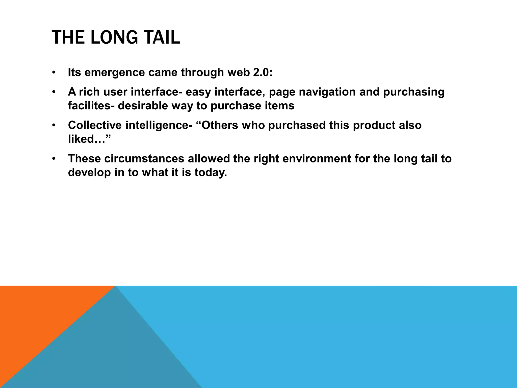 Advantages of the long tail | PPTX