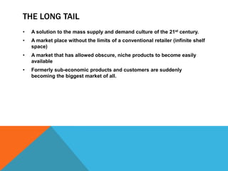 Advantages of the long tail | PPTX