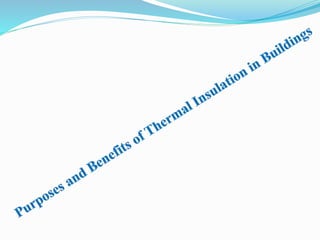 Advantages of thermal insulation in buildings | PPT