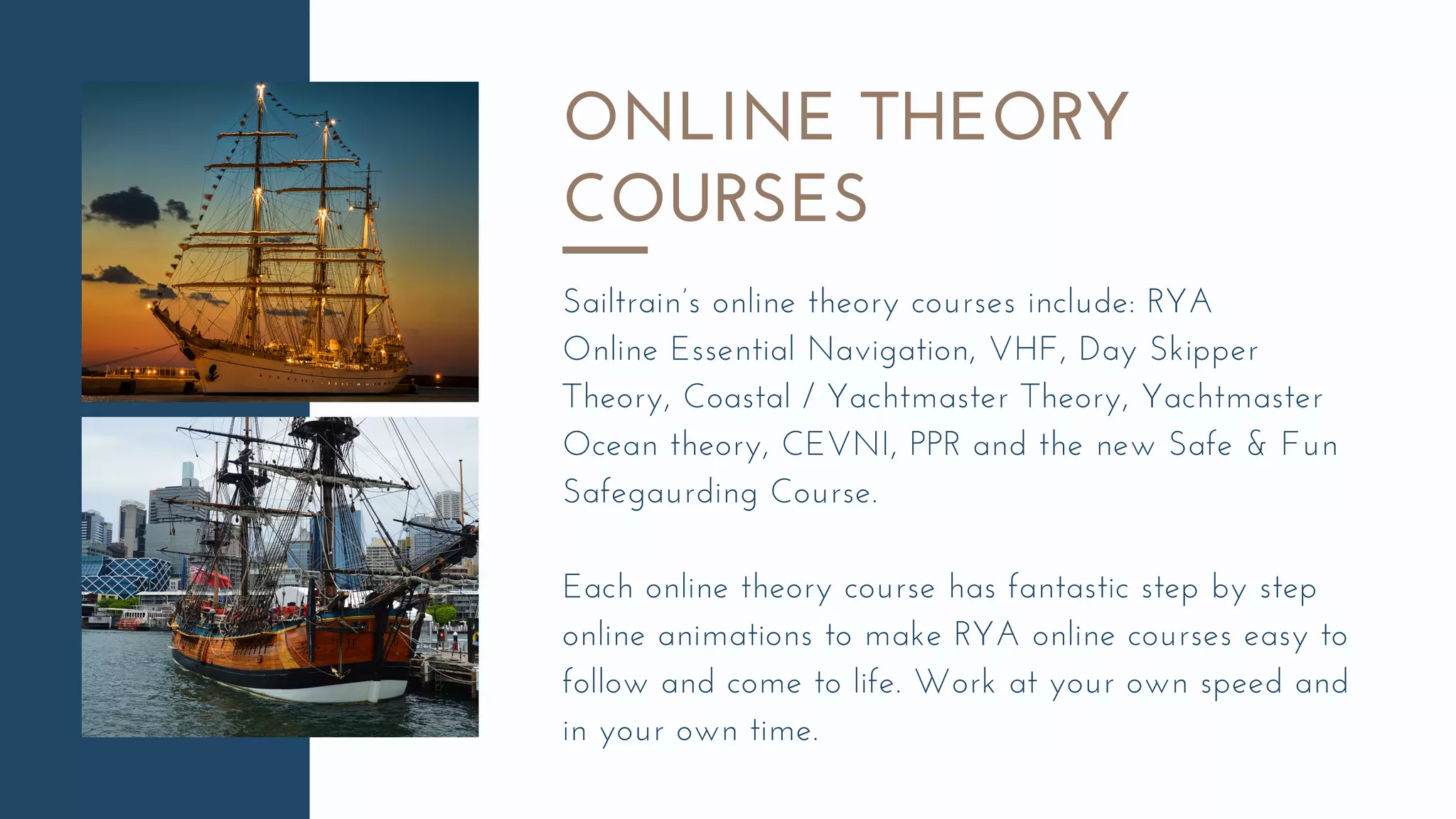 Advantages of the sailtrain online courses | PPT