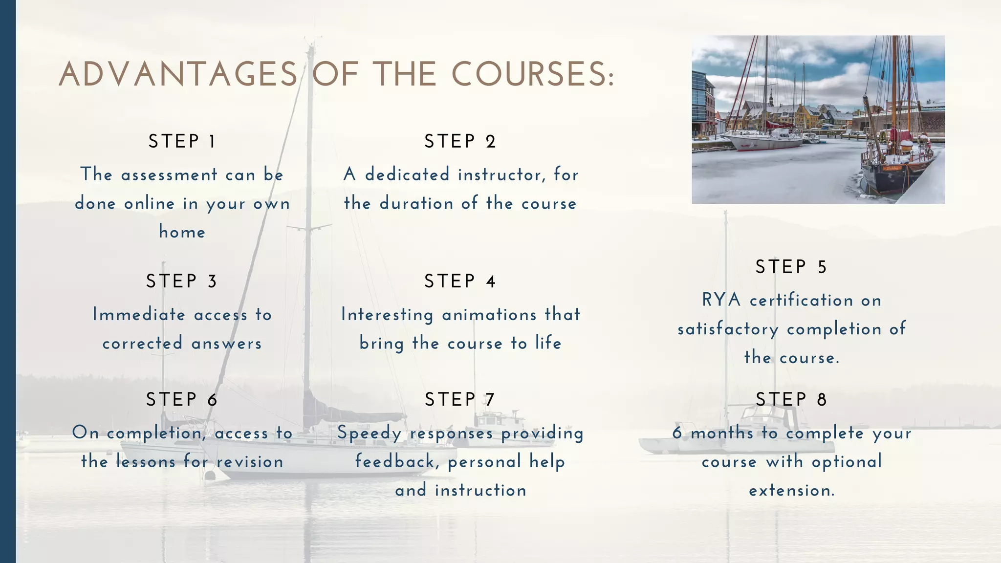 Advantages of the sailtrain online courses | PPT