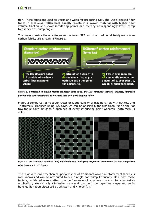 Advantages of ultra light woven spread tow fabrics | PDF