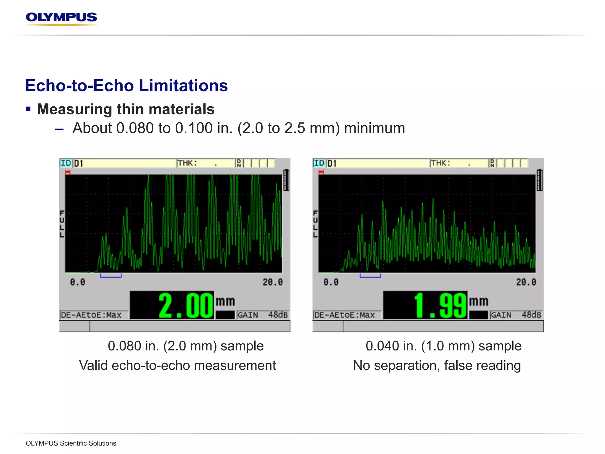 Advantages of Ultrasonic Thickness Gages over Flaw Detectors for Corrosion Thickness ...