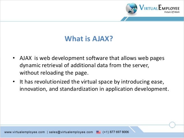 Advantages of using ajax in your website