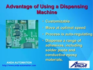 Advantages of Using Coating Machines for Epoxy Dispensing | PPT