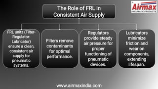 Advantages of Using FRL Air Regulators in Industrial Applications | PPT
