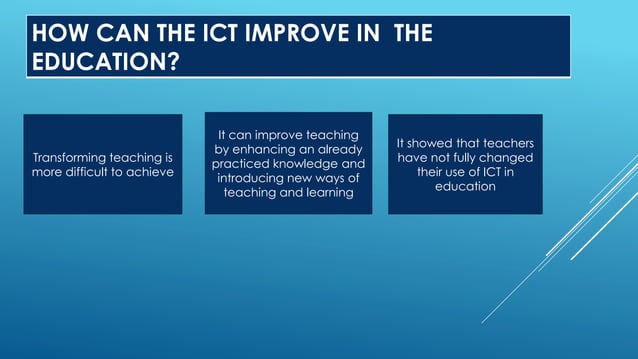 Advantages of using ict in learning teaching processes q1 | PPT