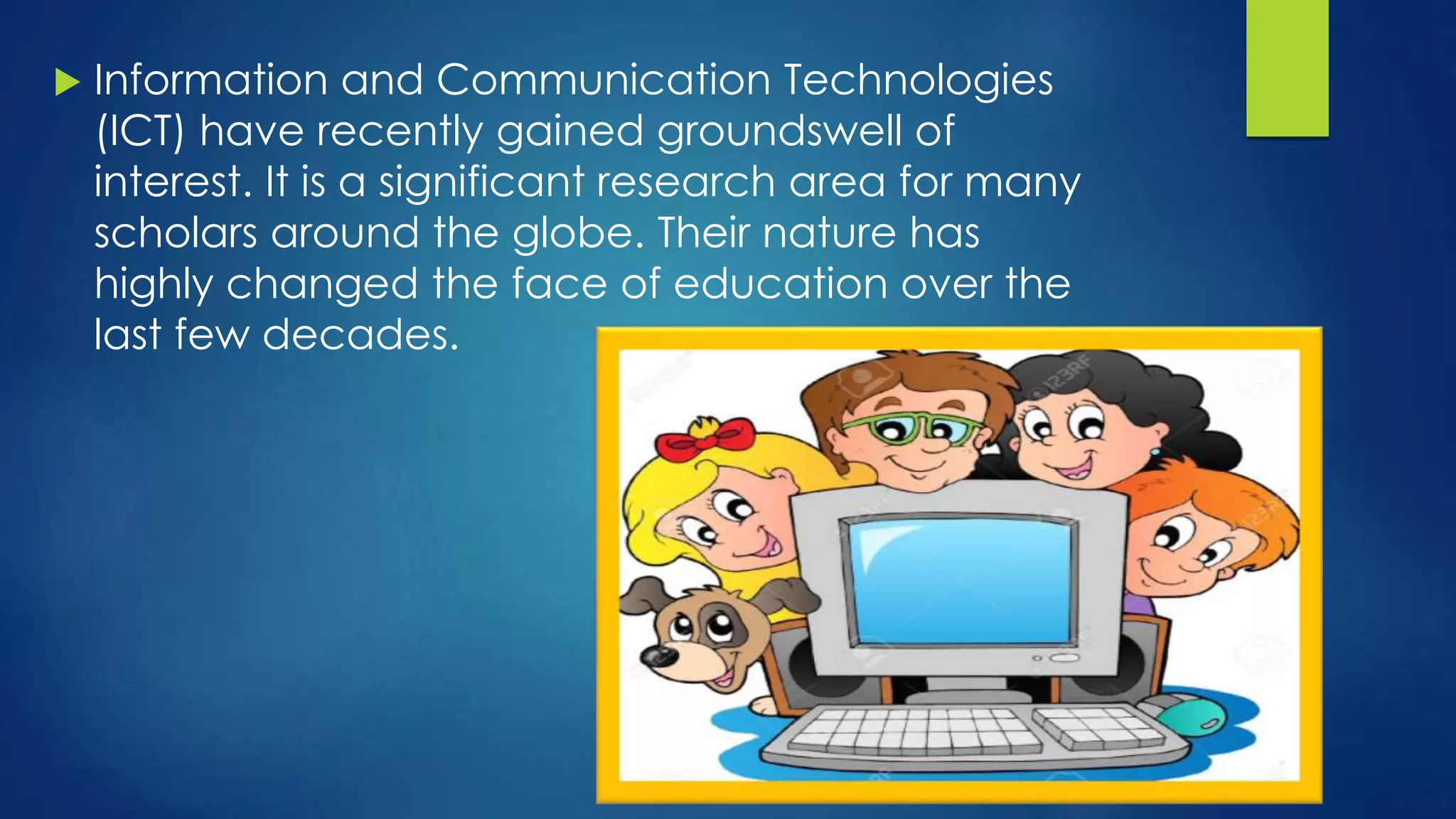 Advantages of using ict in teaching learning processes | PPT